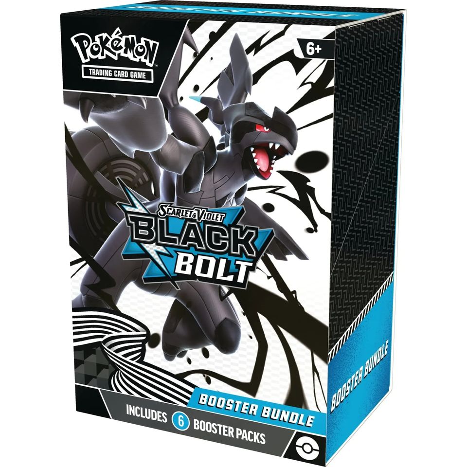 Pokémon TCG Scarlet & Violet Black Bolt Booster Bundle (6 booster packs ...