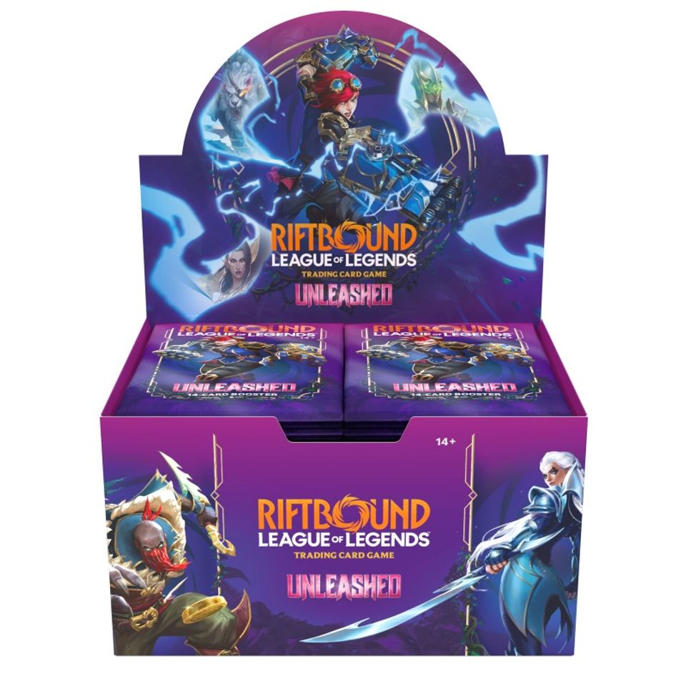 Riftbound: League of Legends TCG Unleashed Booster Display (24 packs ...