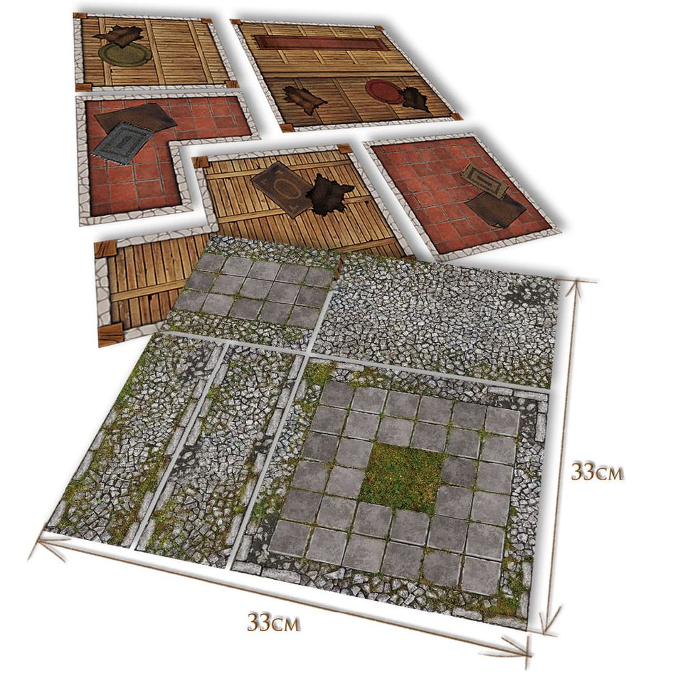 RPG Tavern Set - Objects & Modular Map - Krit.ro