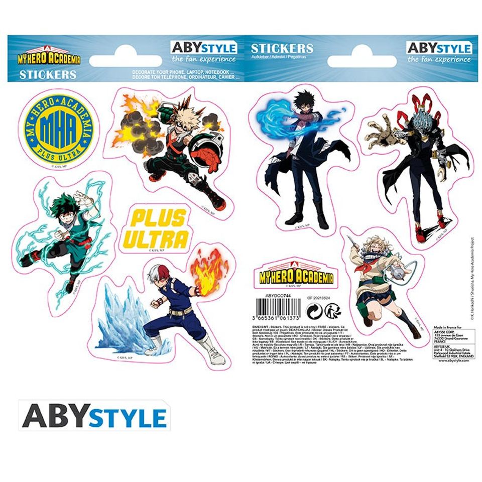 Mini Stickers My Hero Academia - Heroes & Villains - Krit.ro