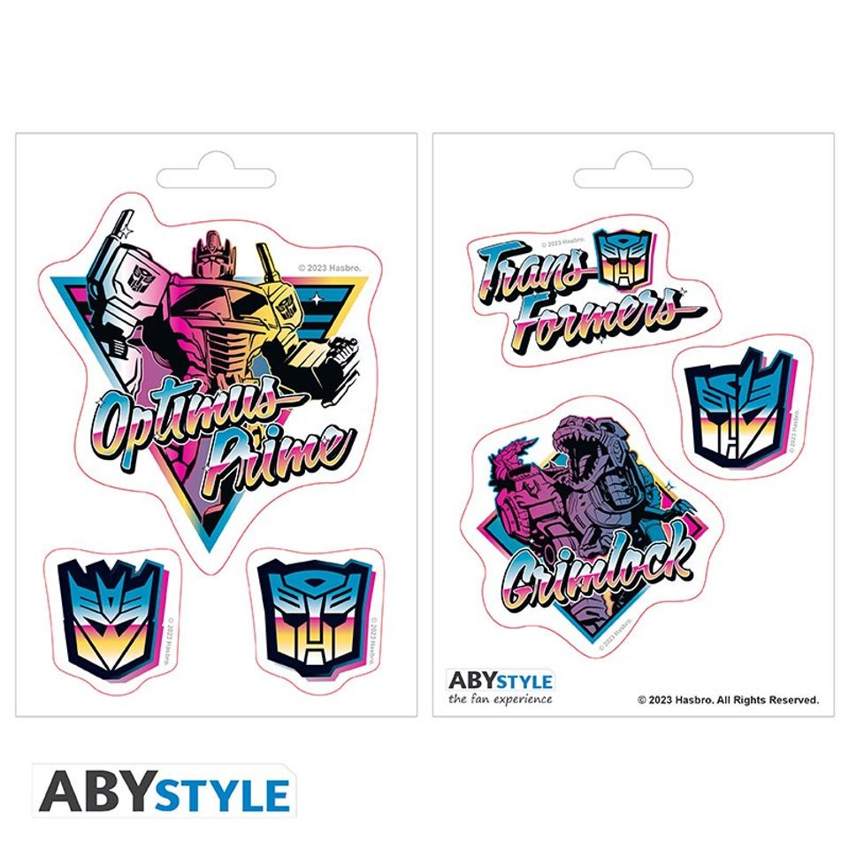 Mini Stickers Transformers - Vaporwave - Krit.ro