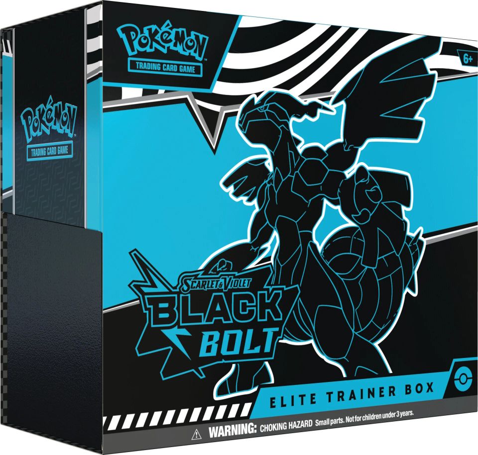 Pokémon TCG Scarlet & Violet - Black Bolt Elite Trainer Box - Krit.ro