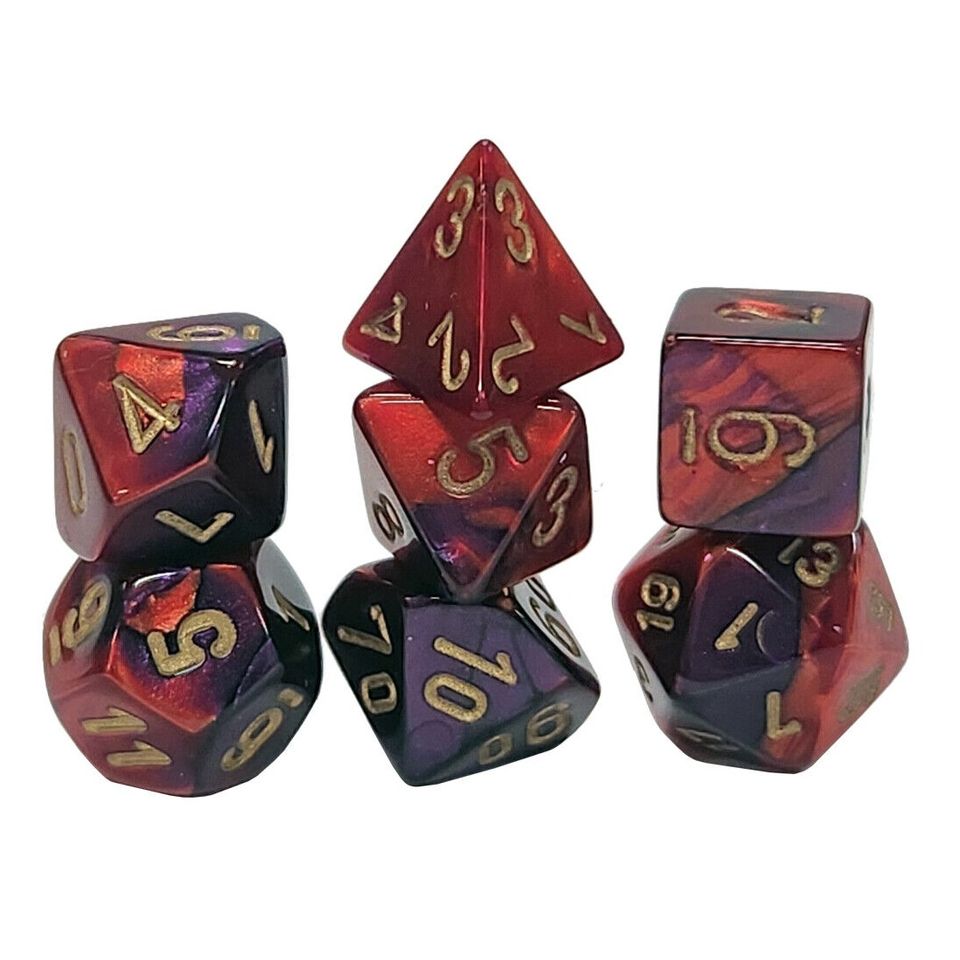 Zaruri Gemini Mini - Purple & Red (Set de 7) - Krit.ro