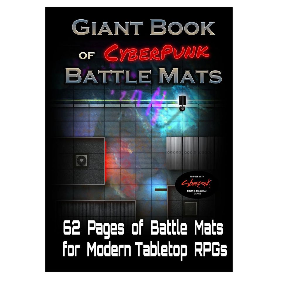 The Giant Book of Battle Mats - CyberPunk - Krit.ro