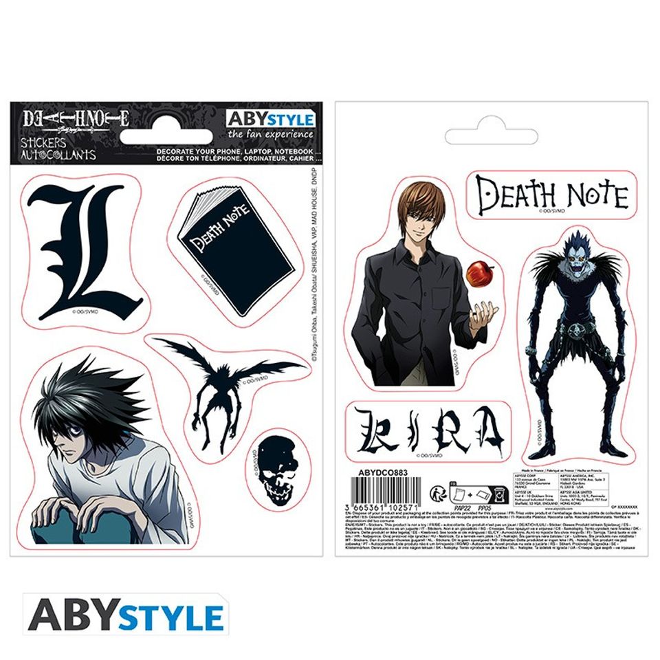 Mini Stickers Death Note - Part I - Krit.ro